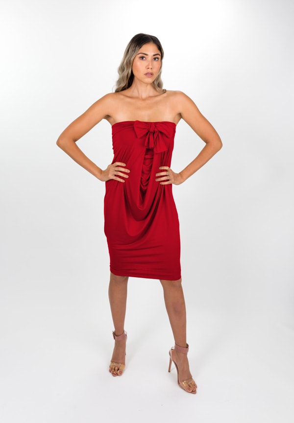 True Red Modal Capsule Dress – MORPH Clothing